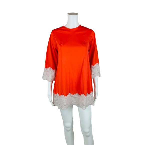 Gilead | Intimates & Sleepwear | Vintage 6s Nylon Nightie Red Orange ...